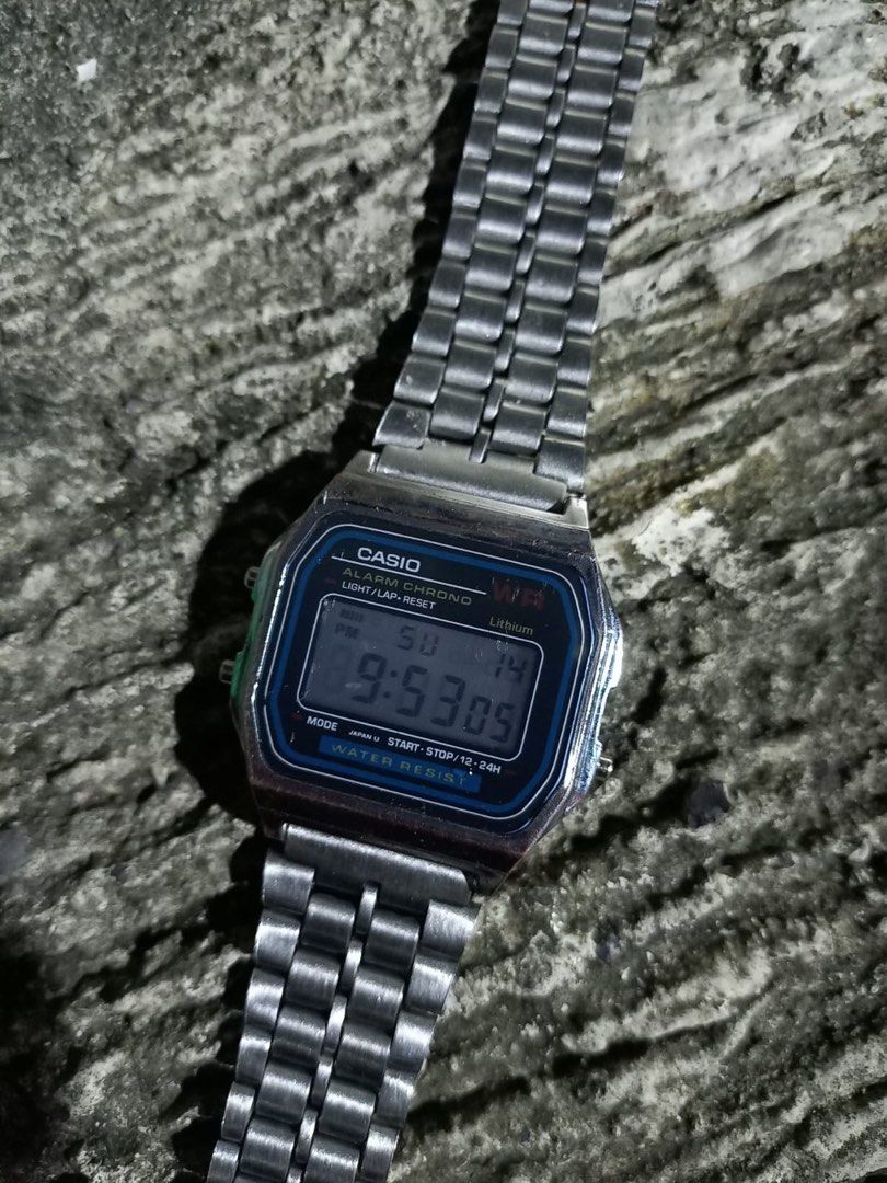 Vintage Casio Watch A159W/Jam Tangan Casio A159 W Vintage, Fesyen Pria ...
