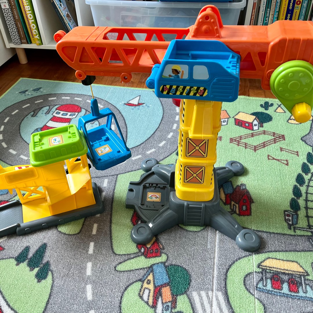 Vtech crane construction set with doggy house, Babies & Kids, Infant ...