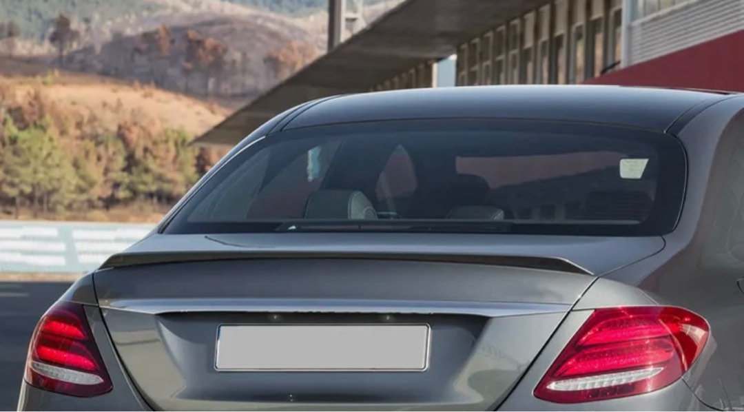 W213 Rear Wing Lip Car Rear Trunk Boot Lip Spoiler Wing Extension Lip ...