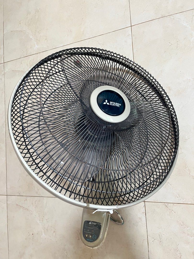 Wall fan with control - Mitsubishi Electric, Furniture & Home Living ...