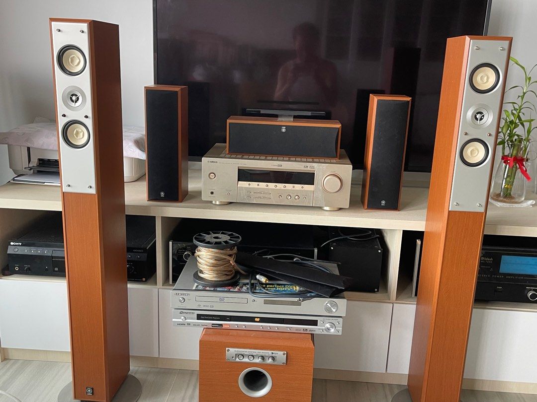 Yamaha 5-channel Natural AV Receiver RX-V350, TV & Home Appliances, TV ...