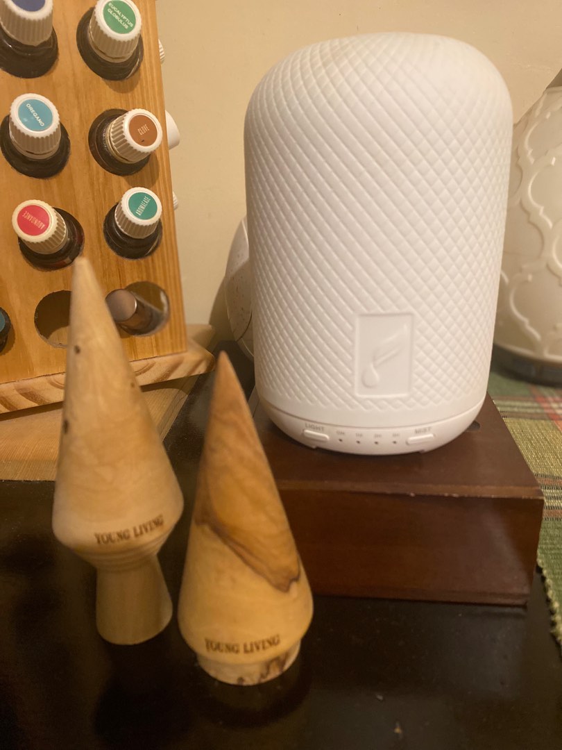 Young living haven diffuser plus young living olive tree wood diffuser ...
