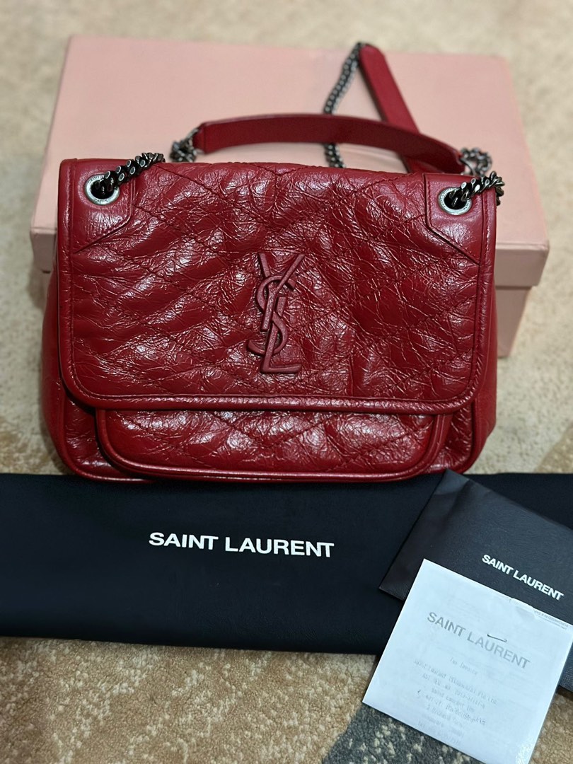 YSL NIKI BABY, Barang Mewah, Tas & Dompet di Carousell