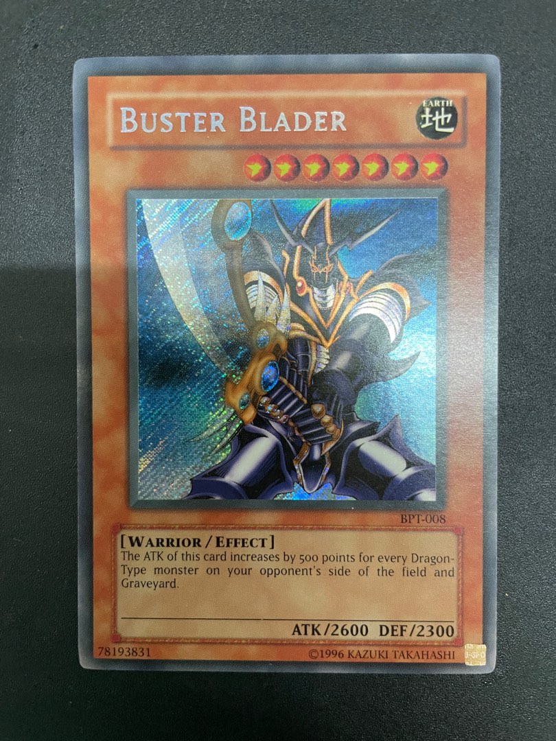 Yugioh Buster Blader BPT-008 Secret Rare, Hobbies & Toys, Toys & Games ...