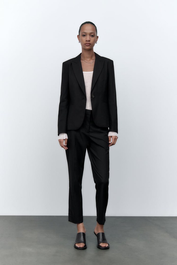 ZARA basic blazer, Women's Fashion, Coats, Jackets and Outerwear on ...