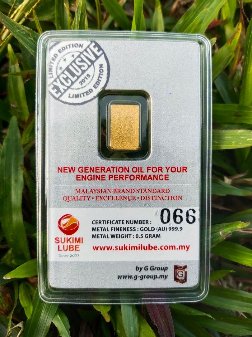 0.5g Gold Bar Sukimi Lube, Luxury, Bags & Wallets on Carousell