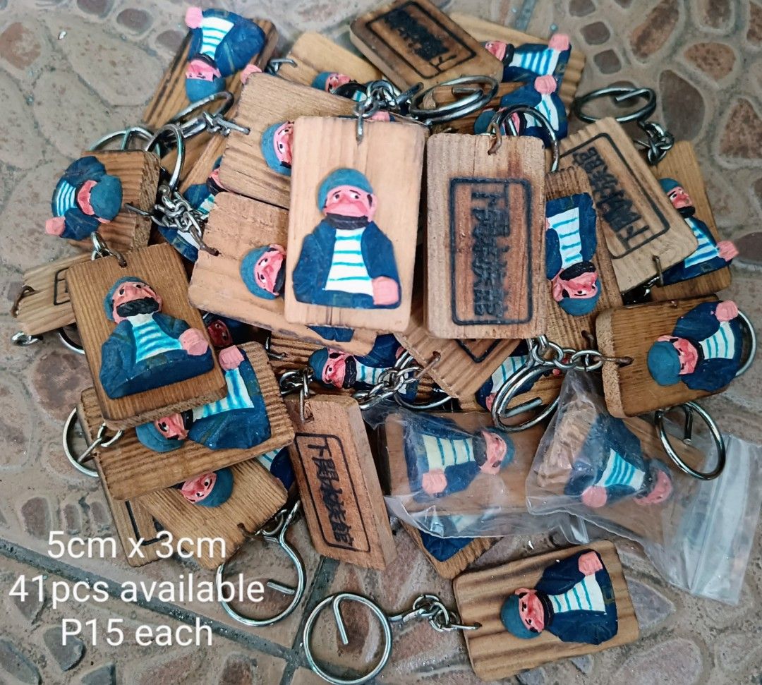 139pcs Vintage Wooden Keychains with Sailor Figures Party Giveaways ...