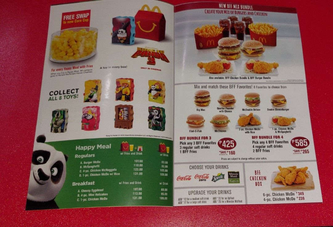 2016 Mcdonald's Smoky Cheeseburger Coca Cola Coke Kung Fu Panda Toys ...
