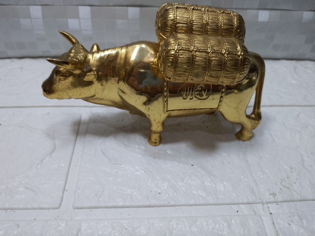 24k gp carabao figure, Hobbies & Toys, Memorabilia & Collectibles ...
