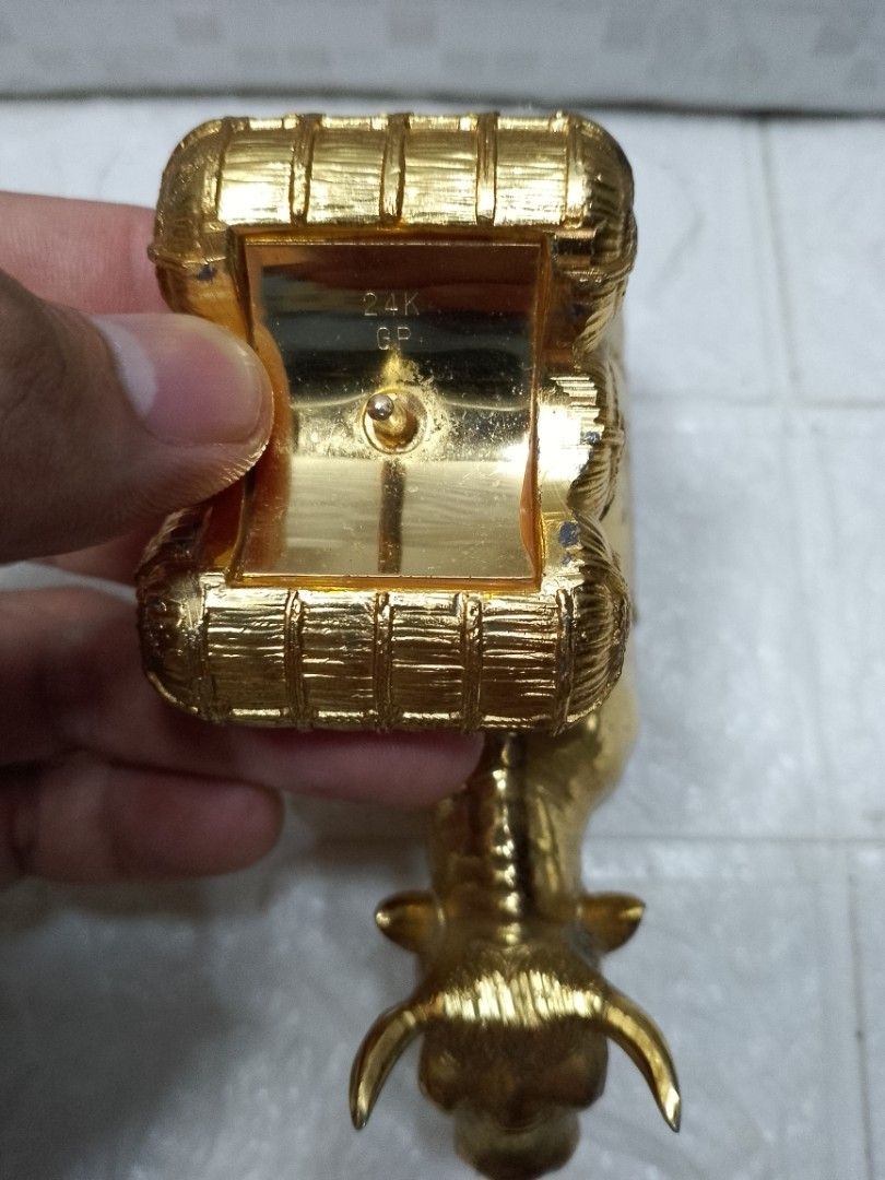 24k gp carabao figure, Hobbies & Toys, Memorabilia & Collectibles, Religious Items on Carousell