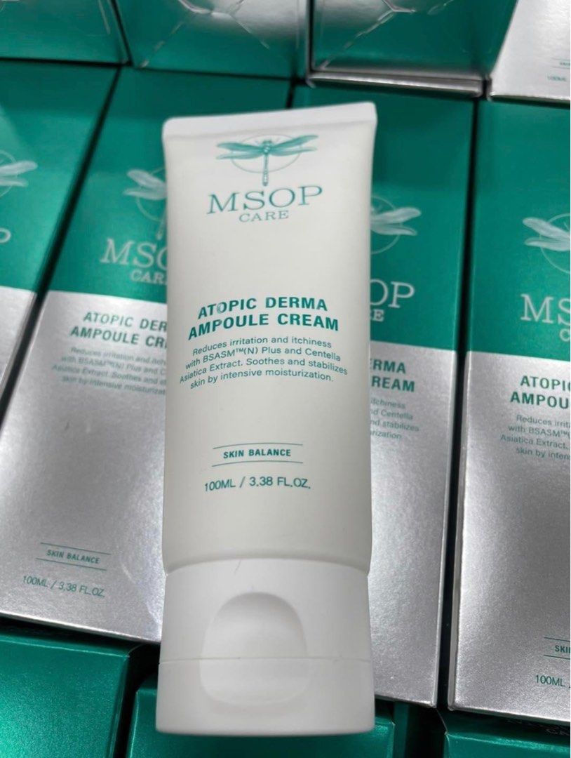 [現貨] 100ml 韓國MSOP Atopic Derma Ampoule Cream 濕疹皇 萬能霜, 美容＆化妝品, 沐浴＆身體護理 ...