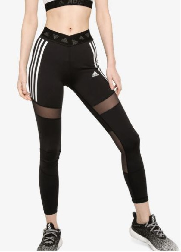 ADIDAS MESH TIGHT 2113, Fesyen Wanita, Pakaian Wanita, Bawahan di Carousell