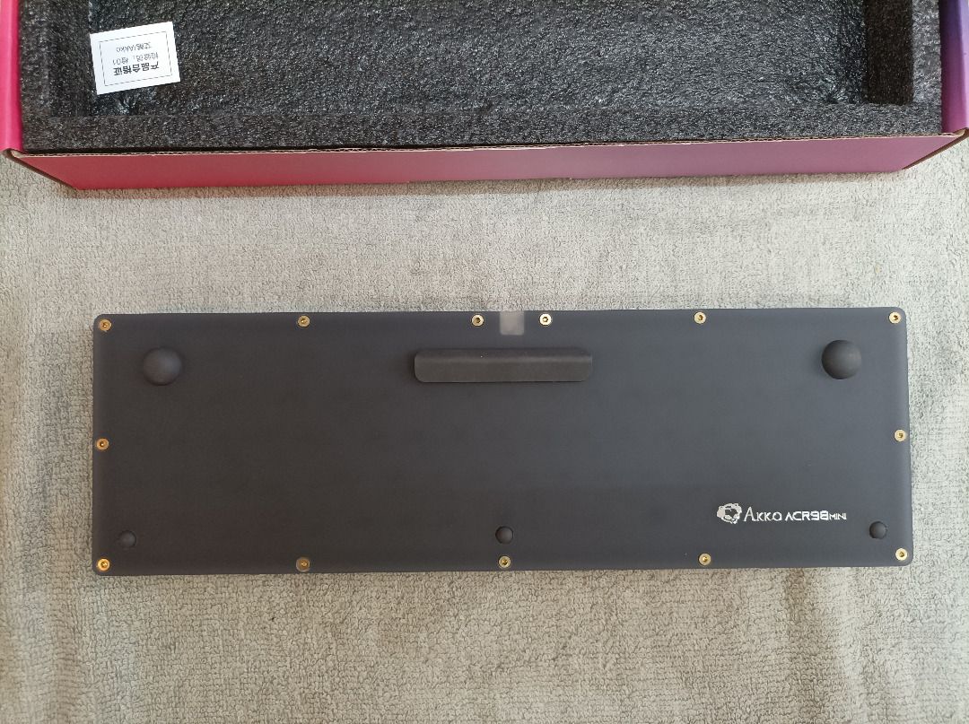 AKKO ACR98 MINI RGB HOT-SWAPPABLE ACRYLIC MECHANICAL KEYBOARD BLACK ...