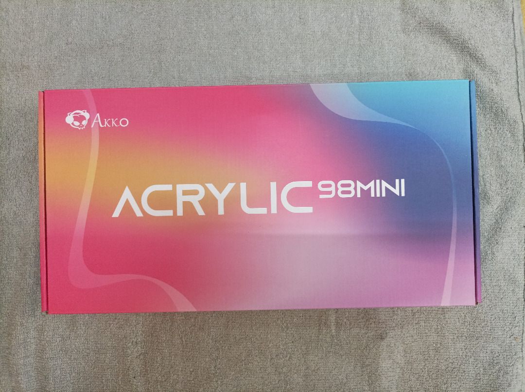 AKKO ACR98 MINI RGB HOT-SWAPPABLE ACRYLIC MECHANICAL KEYBOARD BLACK ...