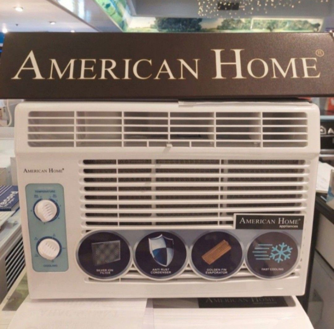 American Home Window Type Aircon, TV & Home Appliances, Air Conditioning and Heating on Carousell