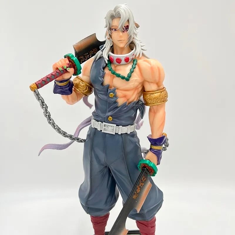 Anime Demon Slayer Uzui Tengen Action Figure 30cm Kimetsu No Yaiba Pvc ...