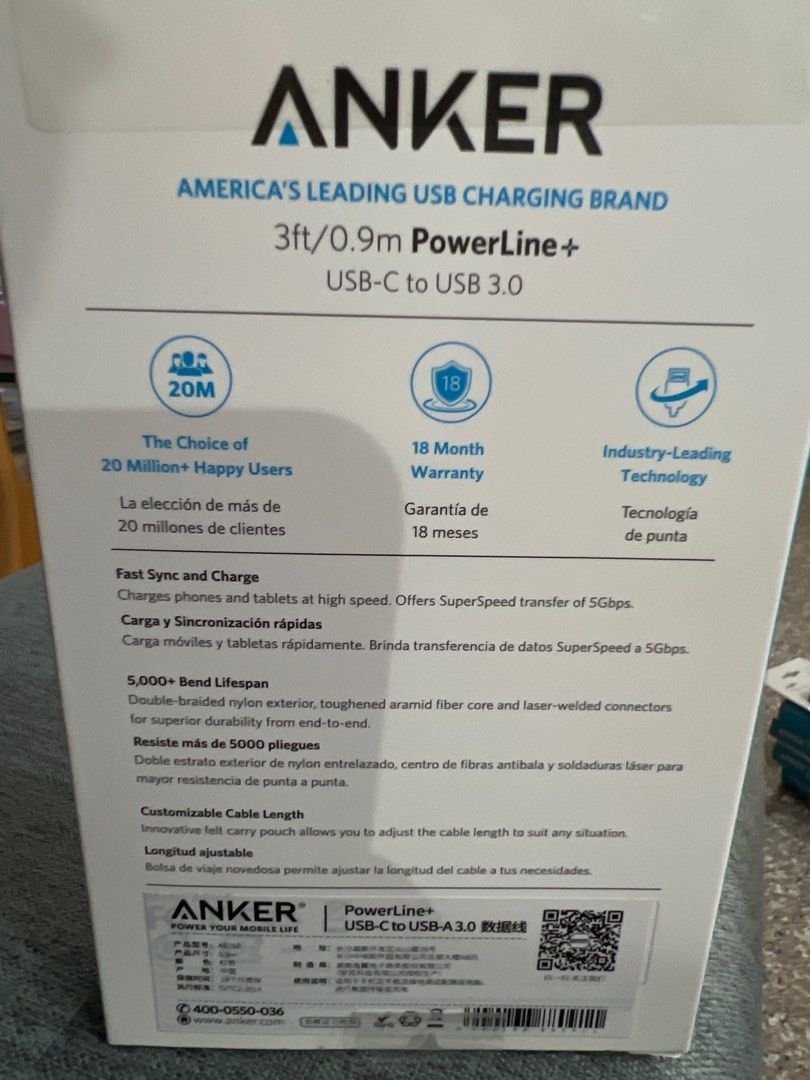 ANKER USB-C to USB 3.0, Mobile Phones & Gadgets, Mobile & Gadget ...