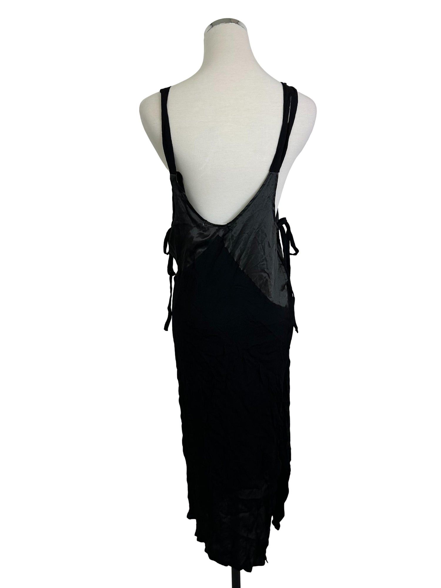 Assorted Brands Jade Black Side Tie String Dress, Women's Fashion ...