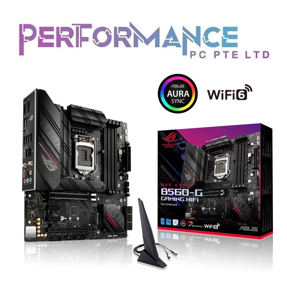 ASUS ROG STRIX B560-G GAMING WIFI Intel B560 LGA 1200 micro ATX ...