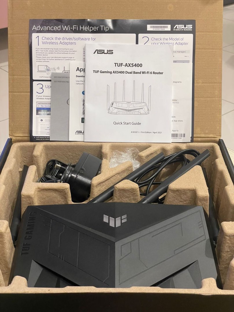 Asus Wi-Fi 6 Modem Router, Computers & Tech, Parts & Accessories ...