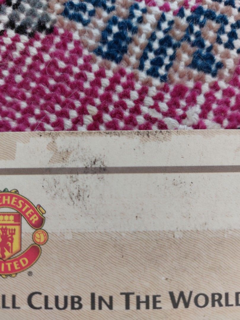 Authentic classic Manchester United FC certificate!, Hobbies & Toys ...