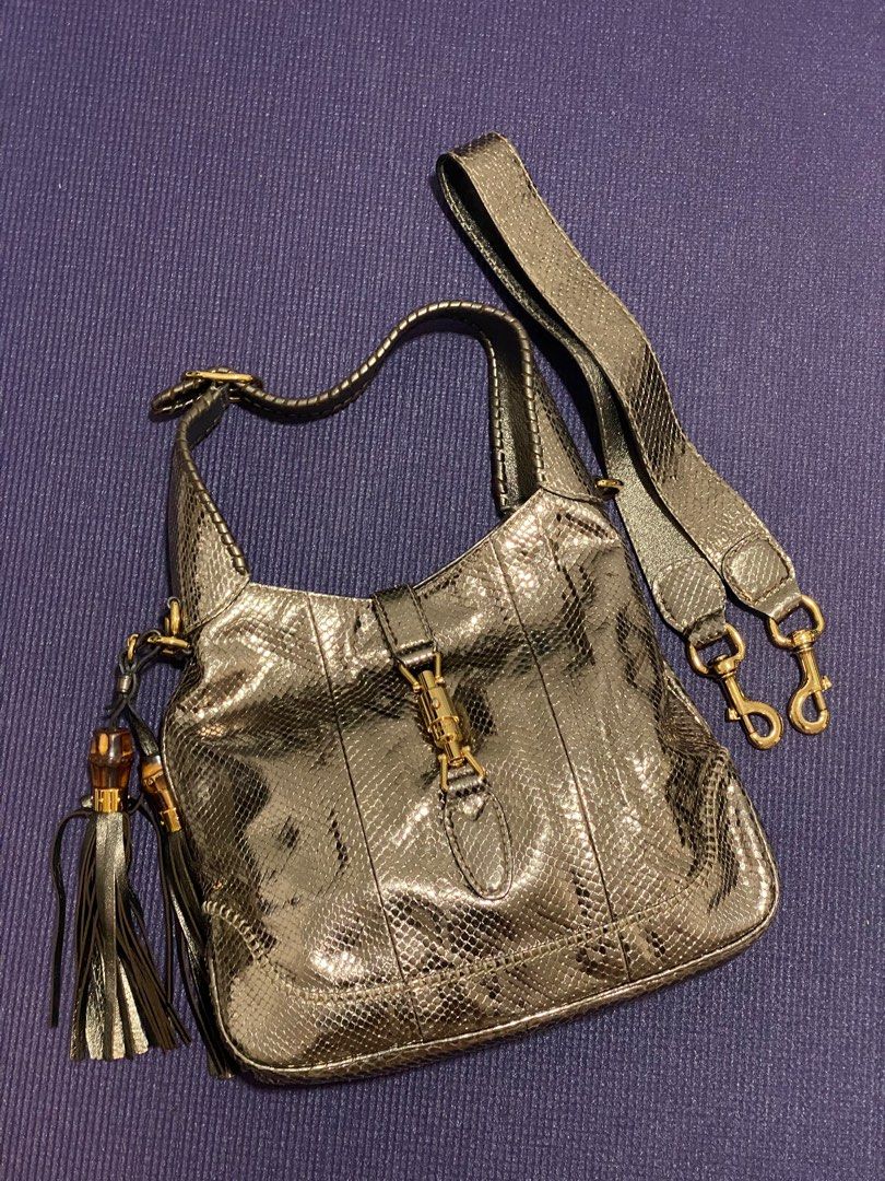 Authentic Gucci Hobo genuine pythons leather, Luxury, Bags & Wallets on Carousell