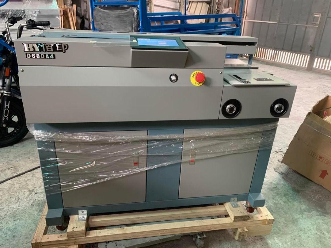 Automatic Perfect Binder Glue Binding Machine with Side Gluing ...