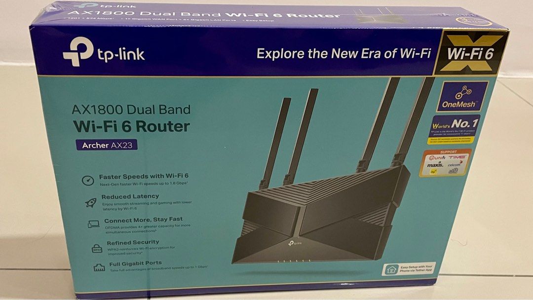 AX1800 Dual Band Wifi 6 router, Computers & Tech, Parts & Accessories ...