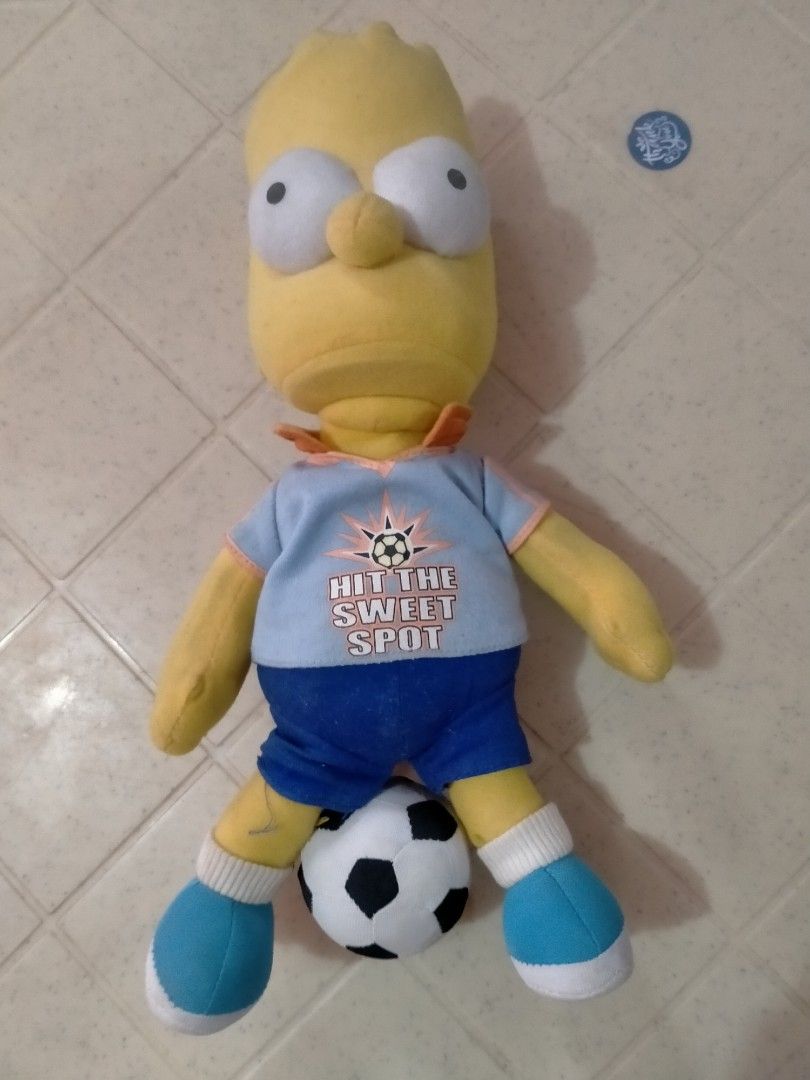Bart Simpson Football Stuffed Toy | AUTHENTIC, Hobbies & Toys, Toys ...