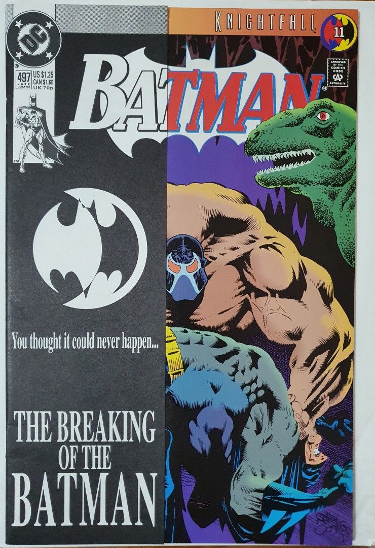Batman #497. NM-. Breaking of batmans back. Key, Hobbies & Toys, Books ...
