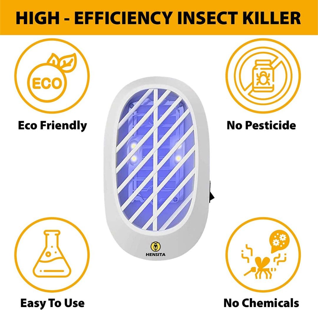 BEZANO Electronic Bug Zapper- Indoor Insect Trap for Mosquitoes, Fruit ...