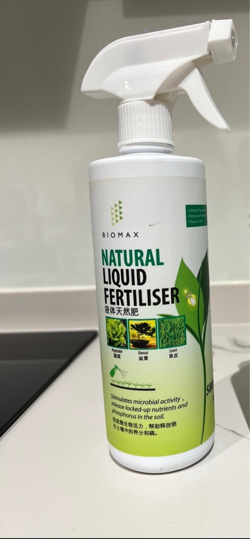 Biomax Liquid Fertilizer, Furniture & Home Living, Gardening, Garden ...