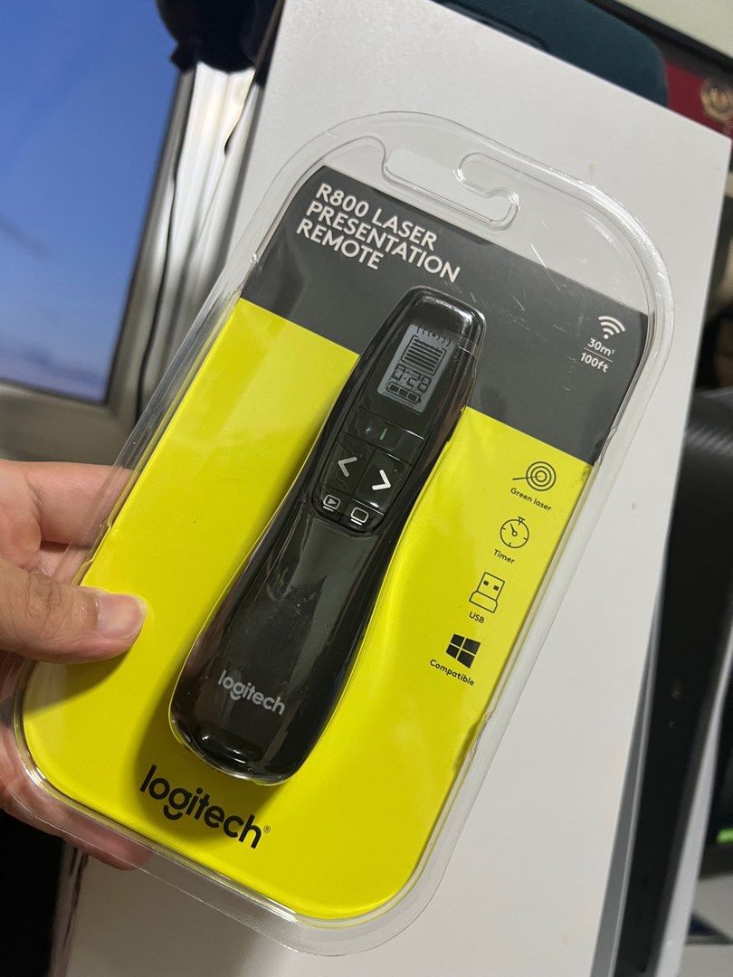 BNIB Logitech R800 Laser Presentation Remote, Computers & Tech, Office ...