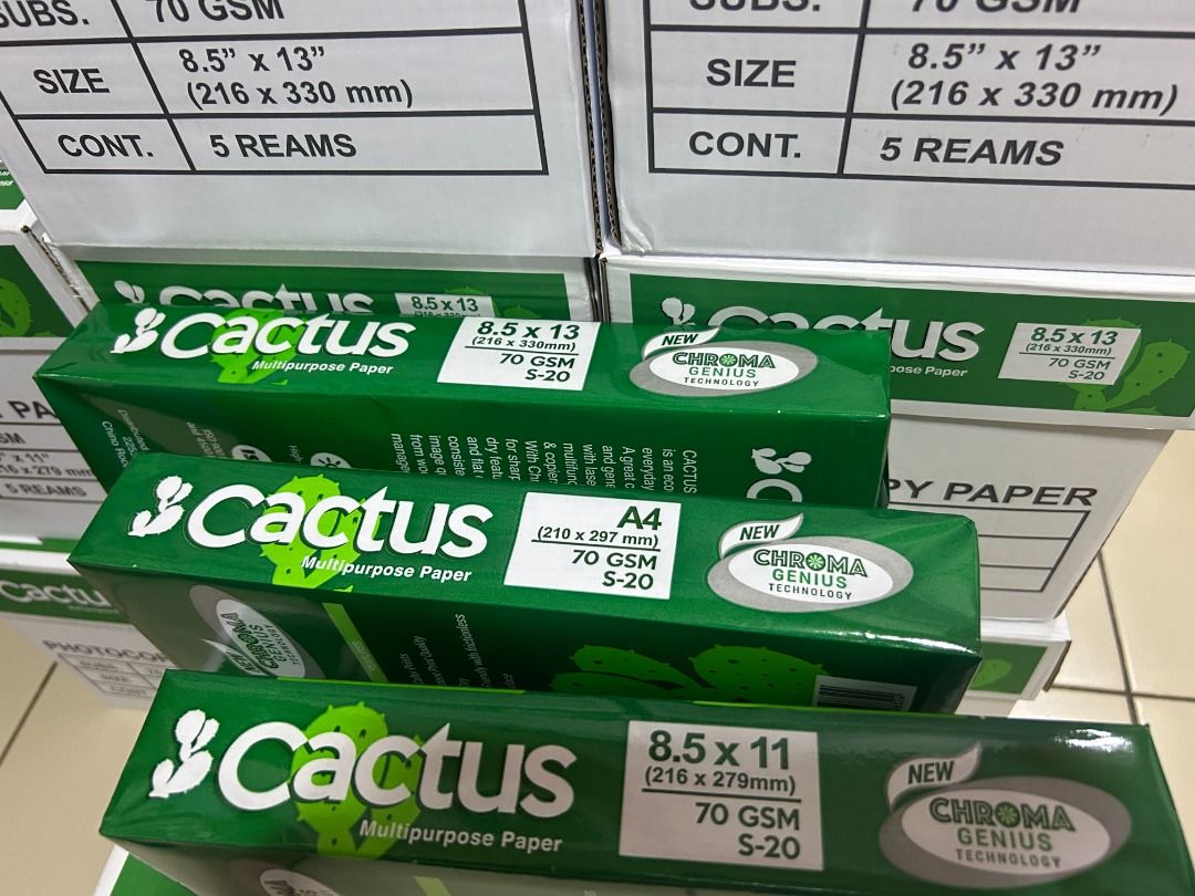 Bond Paper - Cactus Legal, Hobbies & Toys, Stationary & Craft ...