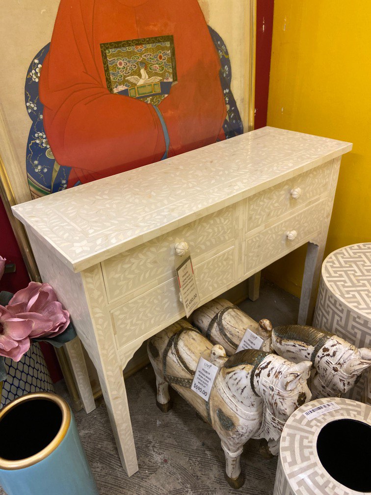 Bone inlay Console, Furniture & Home Living, Furniture, Tables & Sets ...