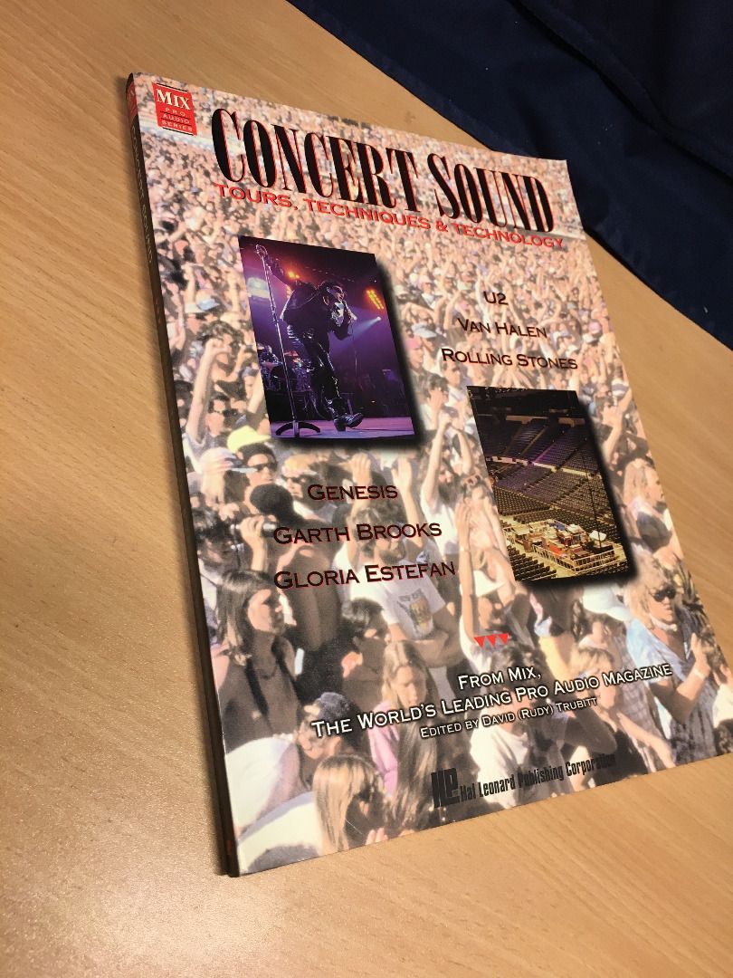 Book - Concert Sound Tours, Techniques & Technology, Hobbies & Toys ...
