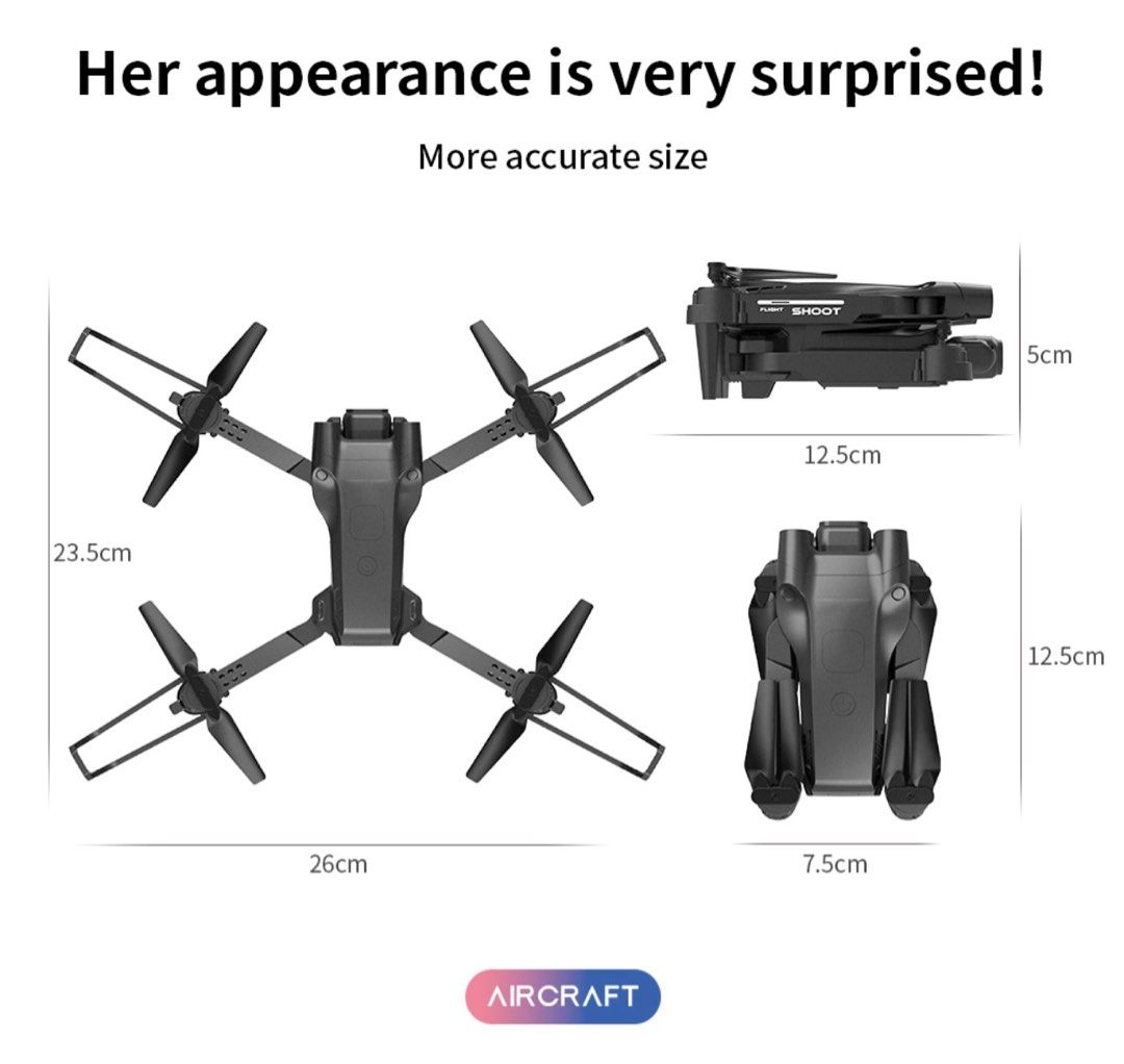 Brand new drone with 4K camera, Photography, Drones on Carousell