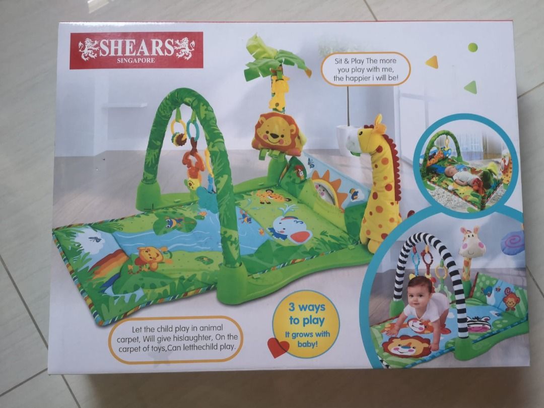 Brand New in box Shears Sit and Play gym activity Animal theme FREE ...