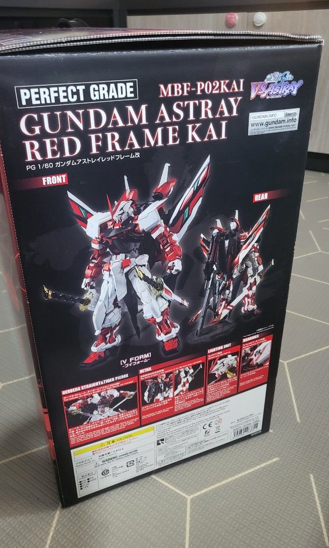 (Brand new) Perfect Grade MBF-P02KAI GUNDAM ASTRAY RED FRAME KAI PG1/60 PREMIUM BANDAI, Hobbies ...