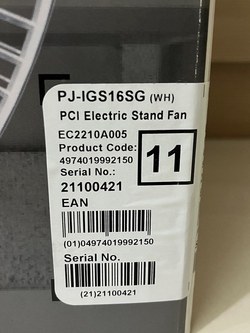 Brand new Sharp 16” plasmacluster ion electric fan, Furniture & Home ...