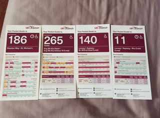 SBS/SMRT/GAS/TTS Bus Guide Stack!, Hobbies & Toys, Memorabilia ...