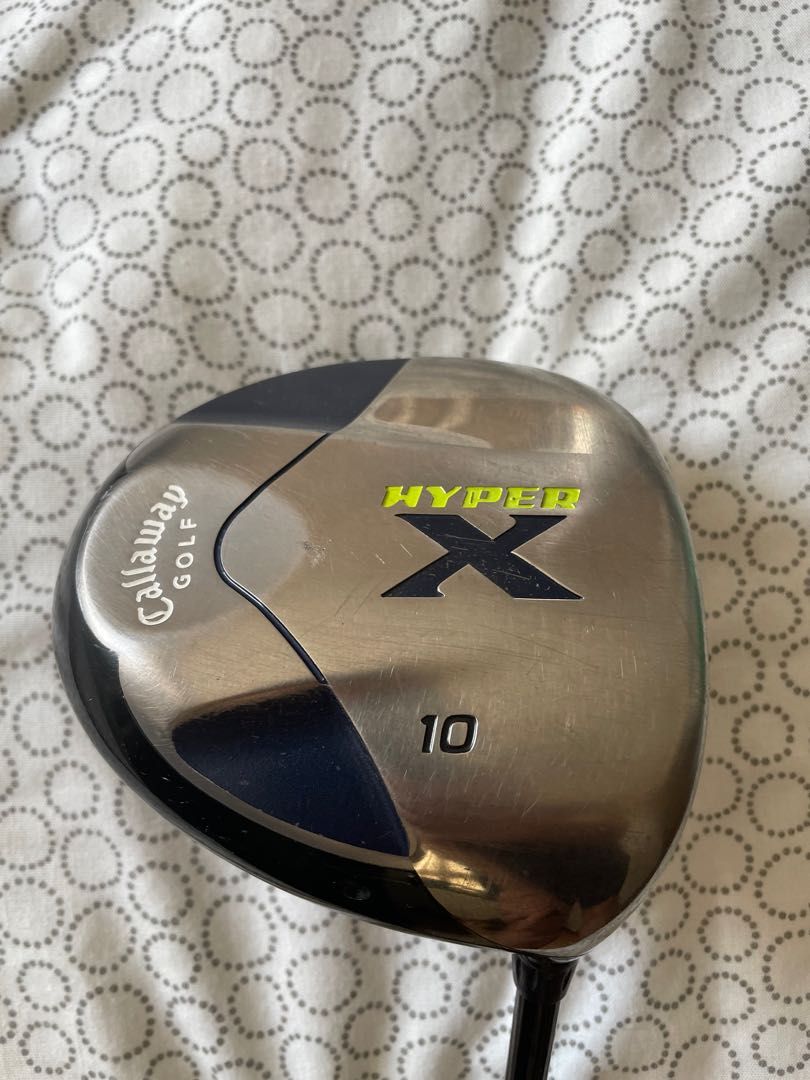 Callaway Hyper X 10 Degree Driver with Regular (R) Shaft, Sports ...
