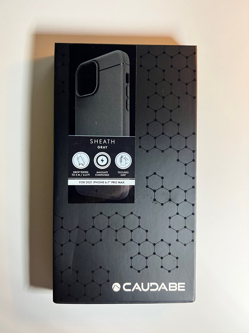 Caudabe Sheath Gray Case For 13 Pro Max on Carousell