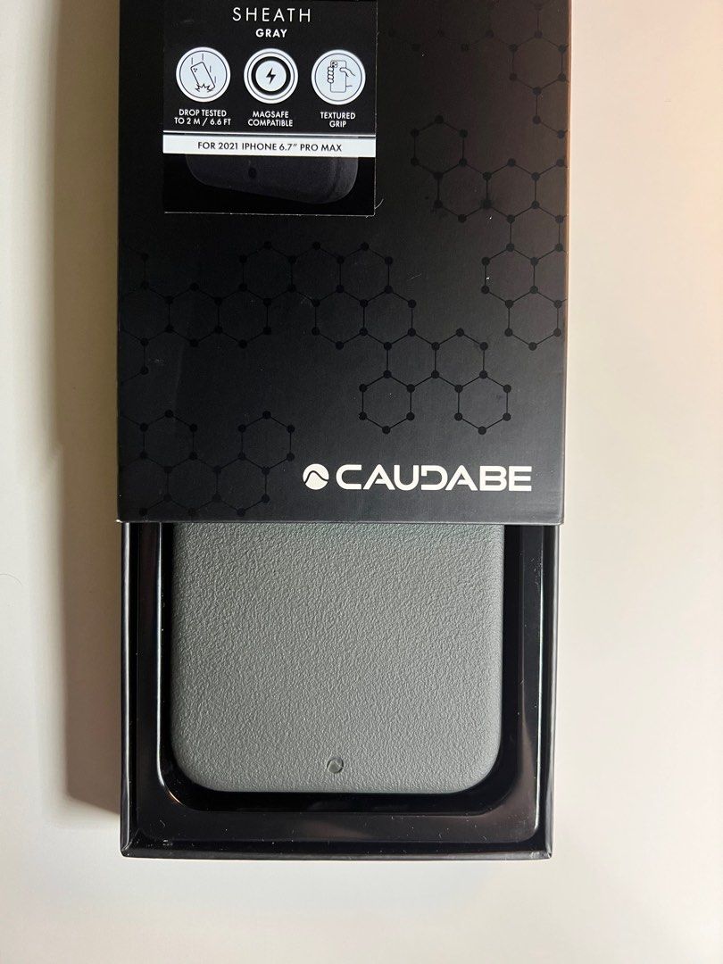 Caudabe Sheath Gray Case For 13 Pro Max on Carousell