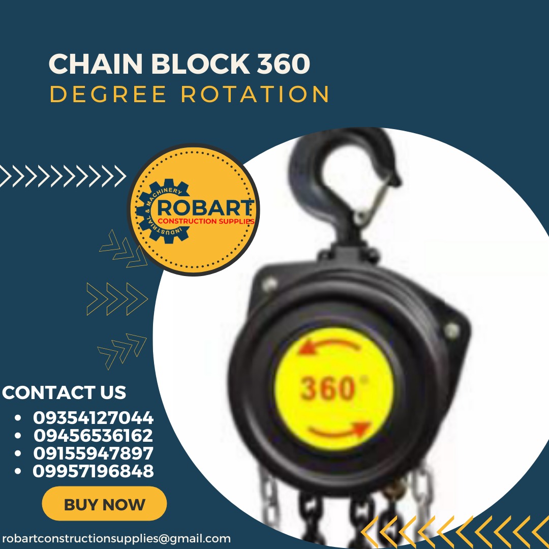 CHAIN BLOCK 360 DEGREE ROTATION, Commercial & Industrial, Construction ...