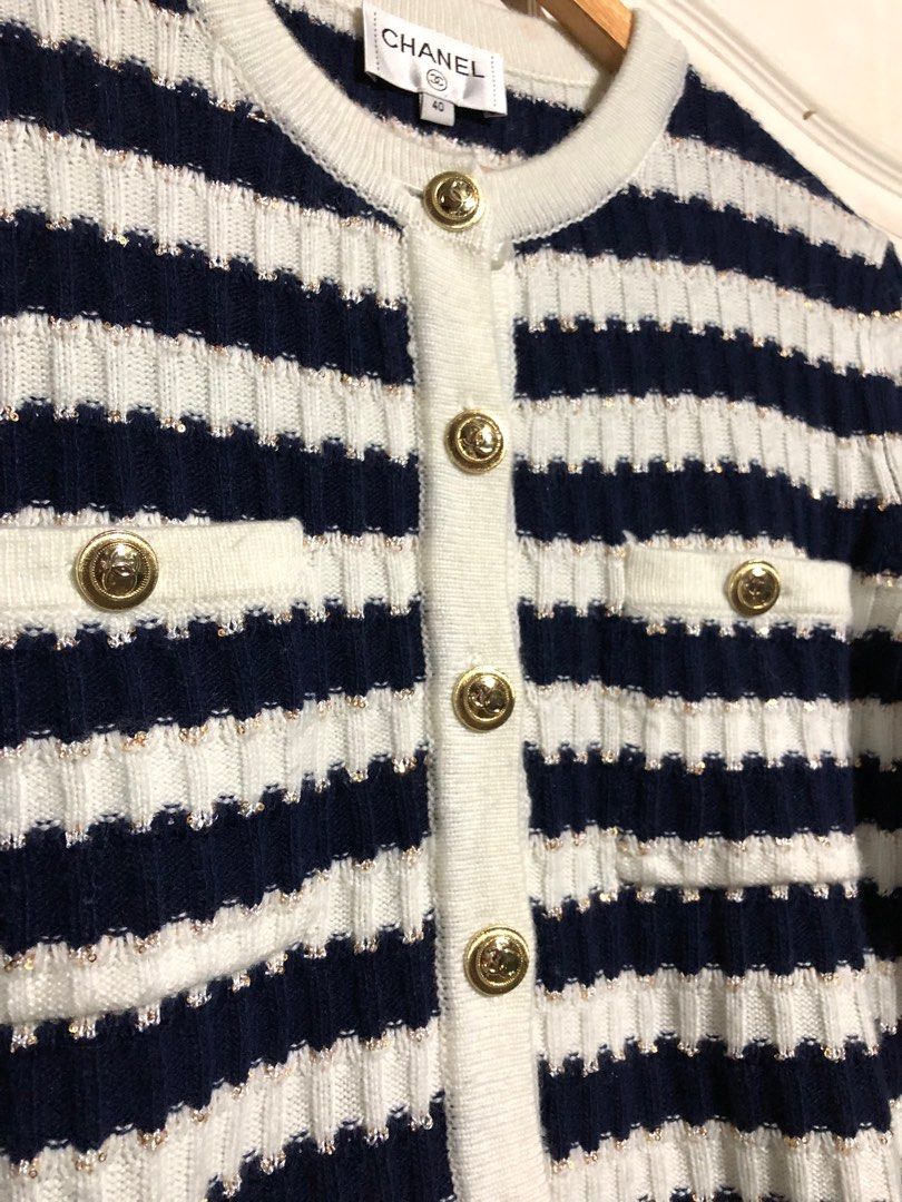 Chanel knitted tweed jacket, Men's Fashion, Coats, Jackets and ...