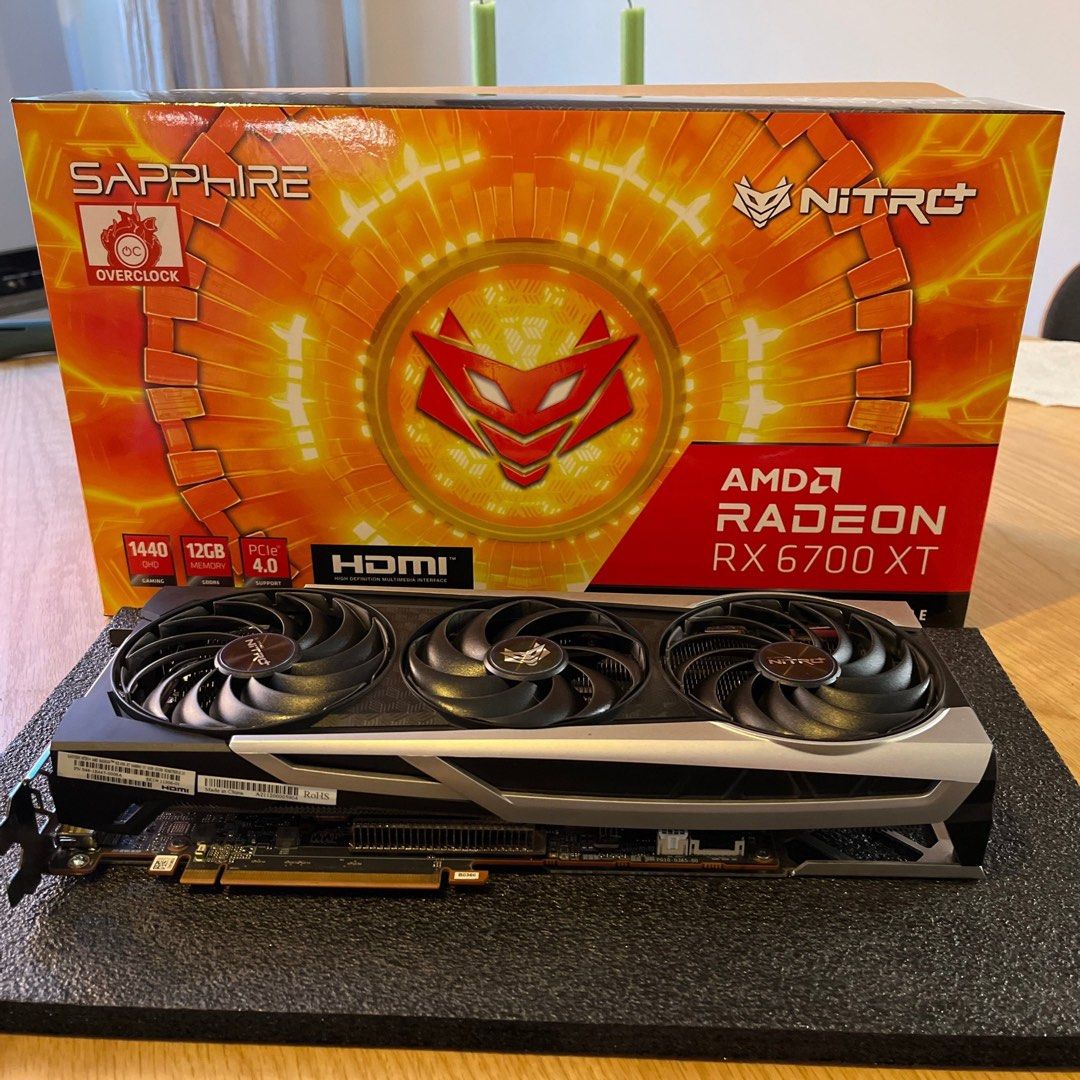 Cheap good Sapphire Radeon RX6700 XT, 12GB DDR6 as good as GPU RTX 3070 ...