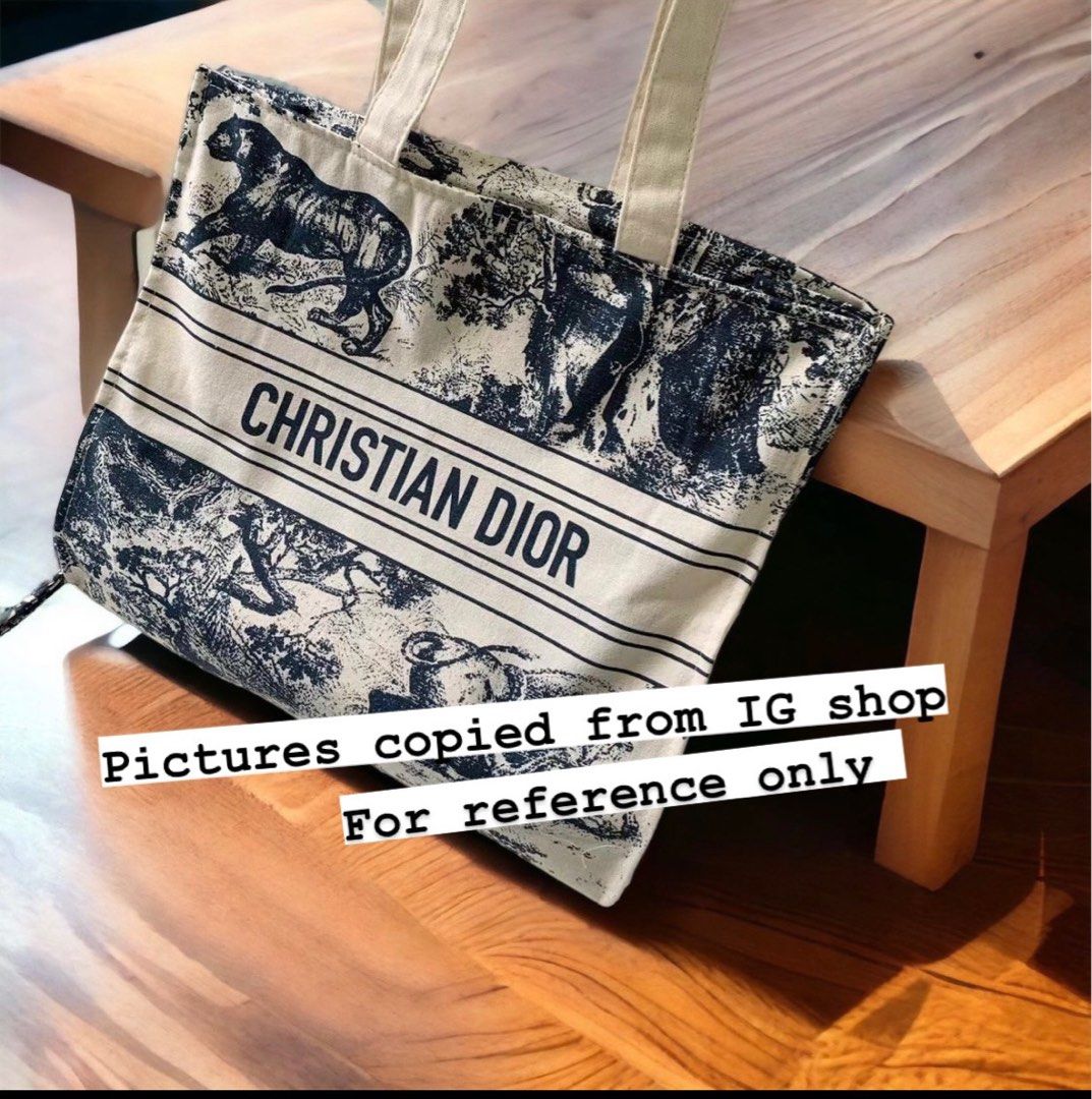 Christian Dior VIP 贈品帆布袋, 名牌, 手袋及銀包 - Carousell