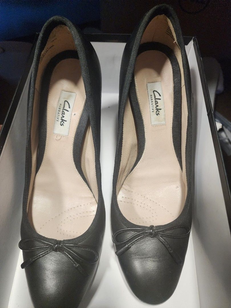 Clarks 4 inch heels, Women's Fashion, Footwear, Heels on Carousell
