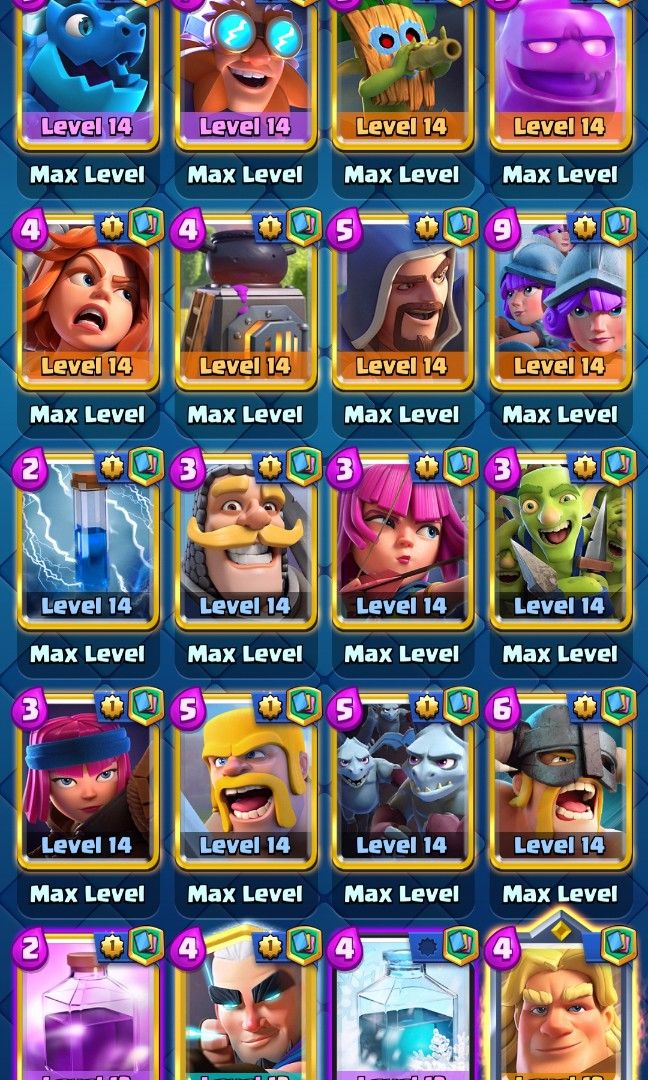 Clash Royale Max Level Acc, Video Gaming, Gaming Accessories, Game Gift ...